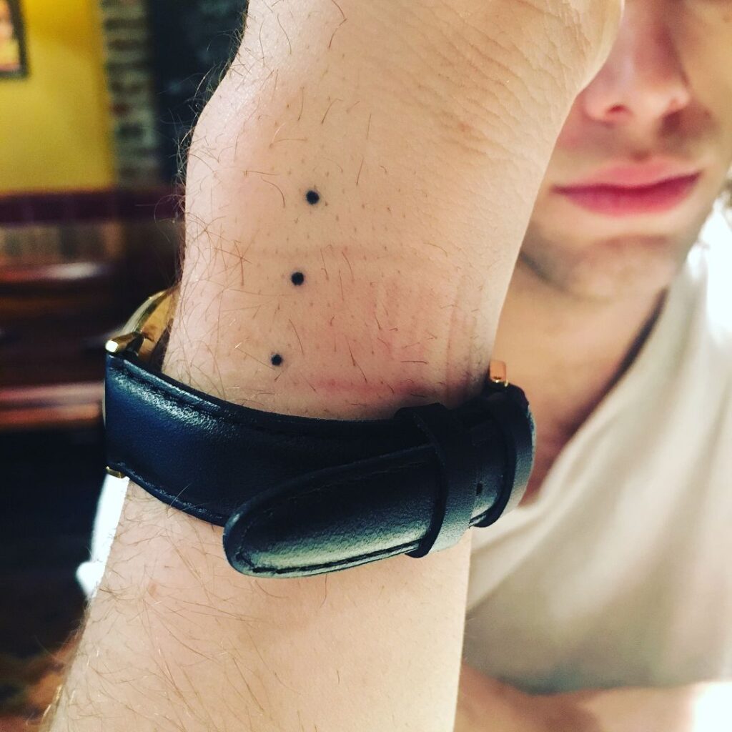 3 Dot Tattoo Meaning What Does The 3 Dots Tattoo Mean 